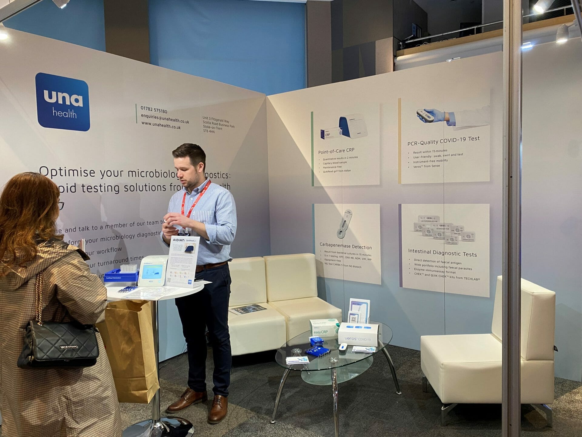 Una Health exhibit at IBMS Congress 2022 - Una Health